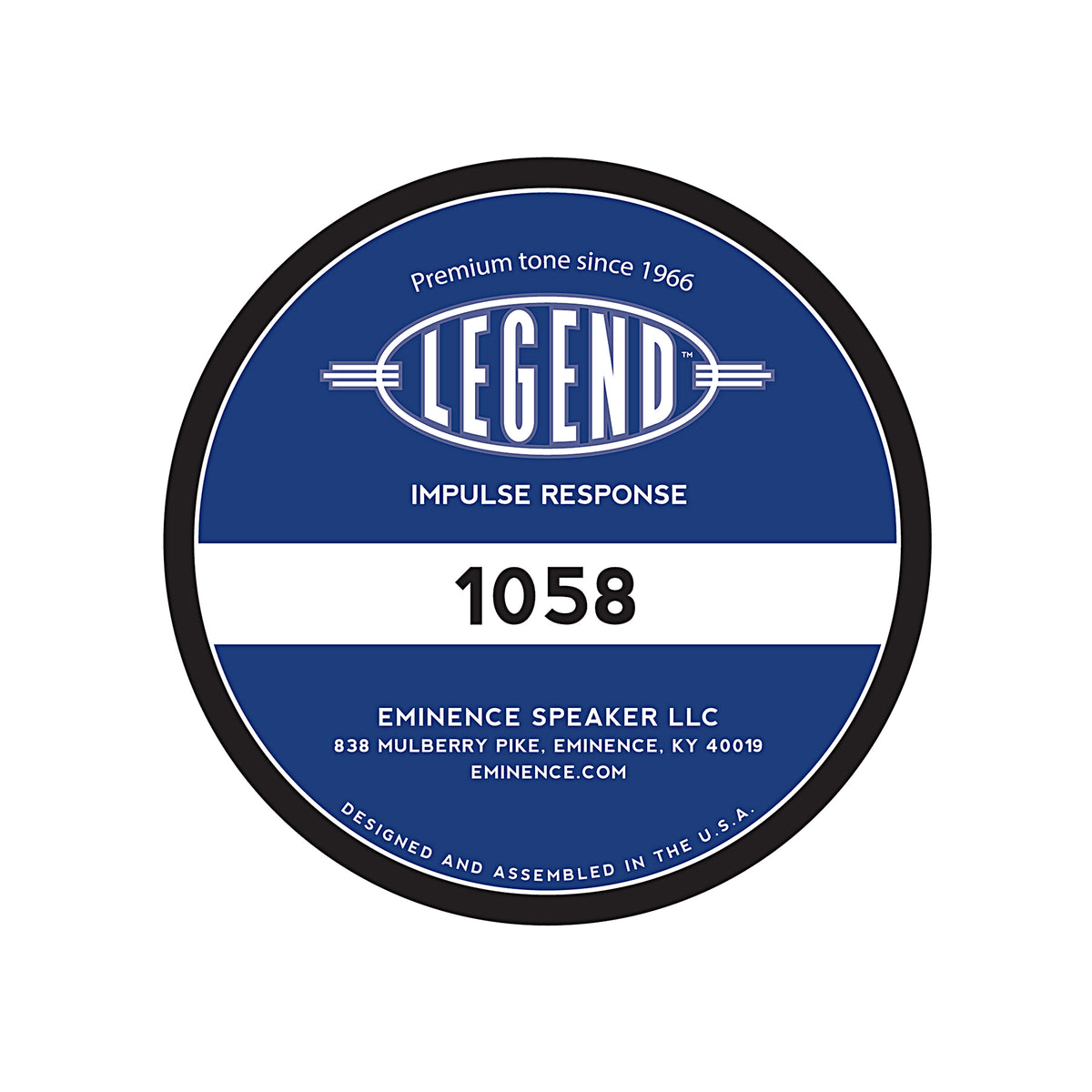 Eminence Legend Impulse Response Package - 10 Speakers, 70 IRs ...